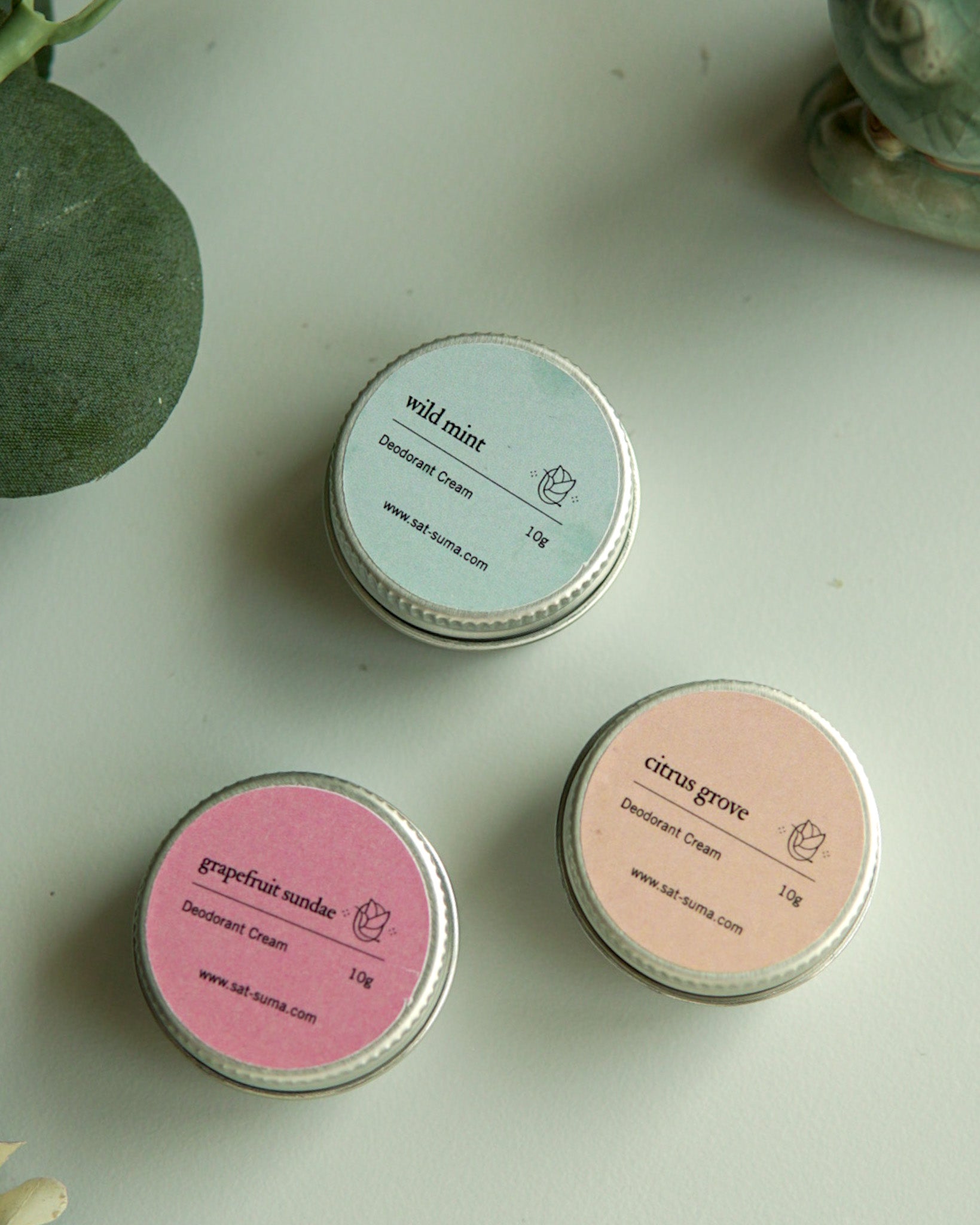 Natural Deodorant Sample Pack – Sat.Suma